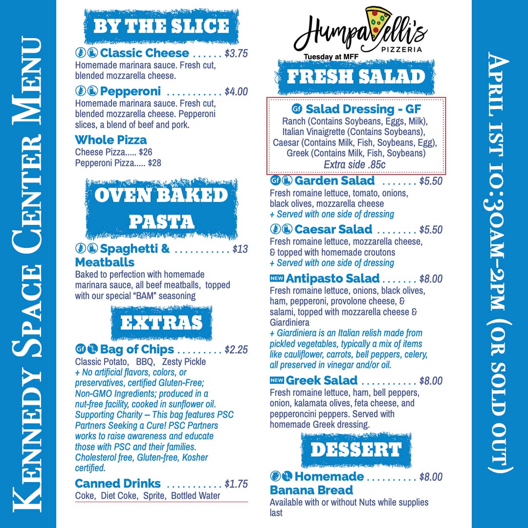Kennedy Space Center Dining – Authentic New York Style Hand Tossed Pizza